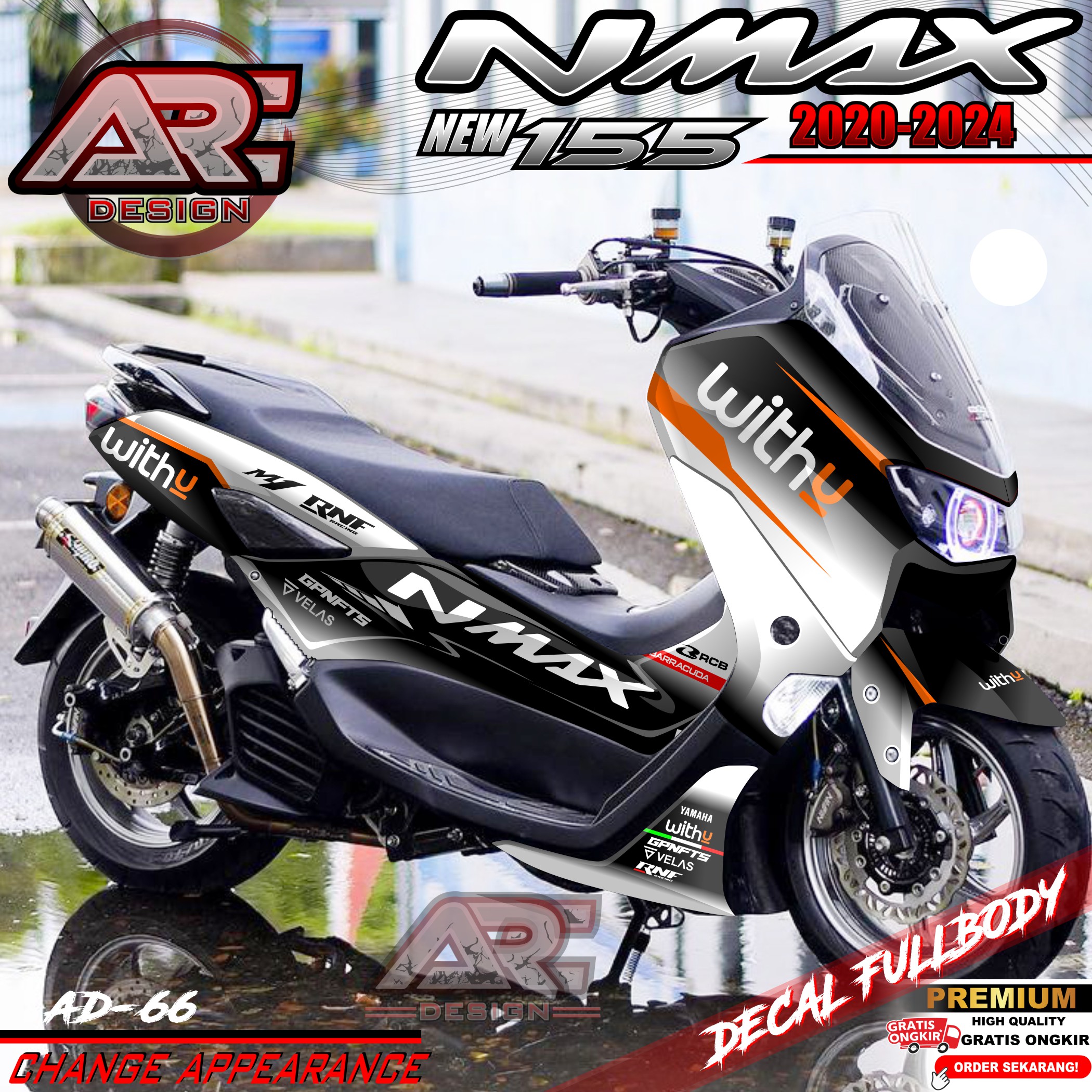 (COD) TERBARU Decal Sticker Yamaha Nmax 155 New 2020 2021 2022 2023 ...