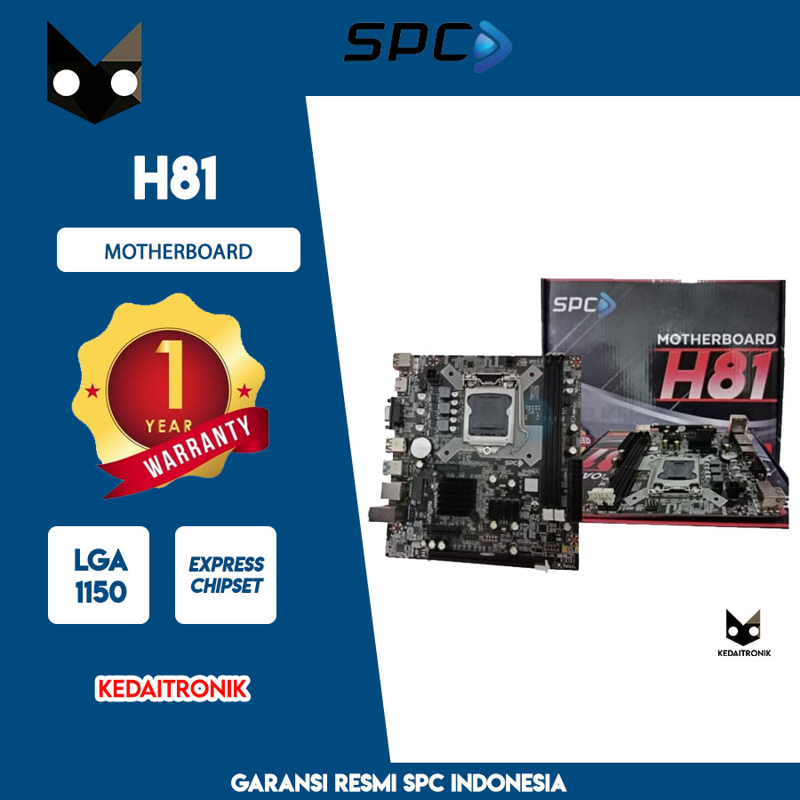 SPC Motherboard H-81 Socket LGA1150 Intel H81 DDR3 Memory Architecture ...