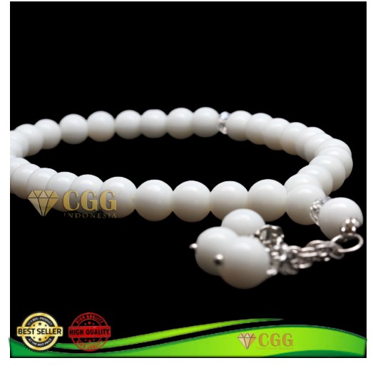Tasbih Batu Giok Putih Original 100% | Lazada Indonesia
