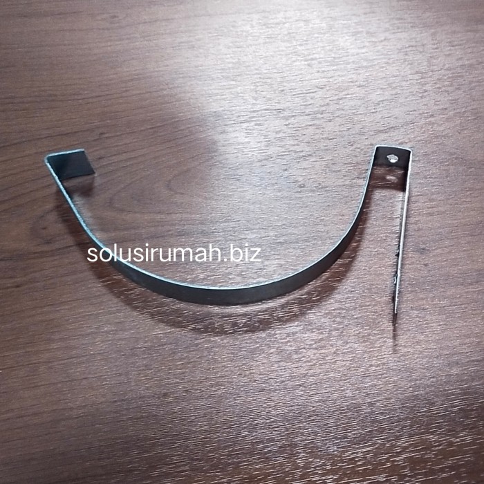 PENYANGGA TALANG BULAT 1/2 LINGKARAN plat besi GANTUNGAN FITING TALANG ...