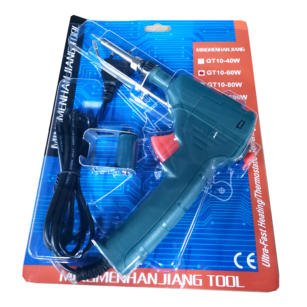 SOLDER LISTRIK 60WATT OTOMATIS MODEL PISTOL MODEL TEMBAK GENGAM TANGAN ...