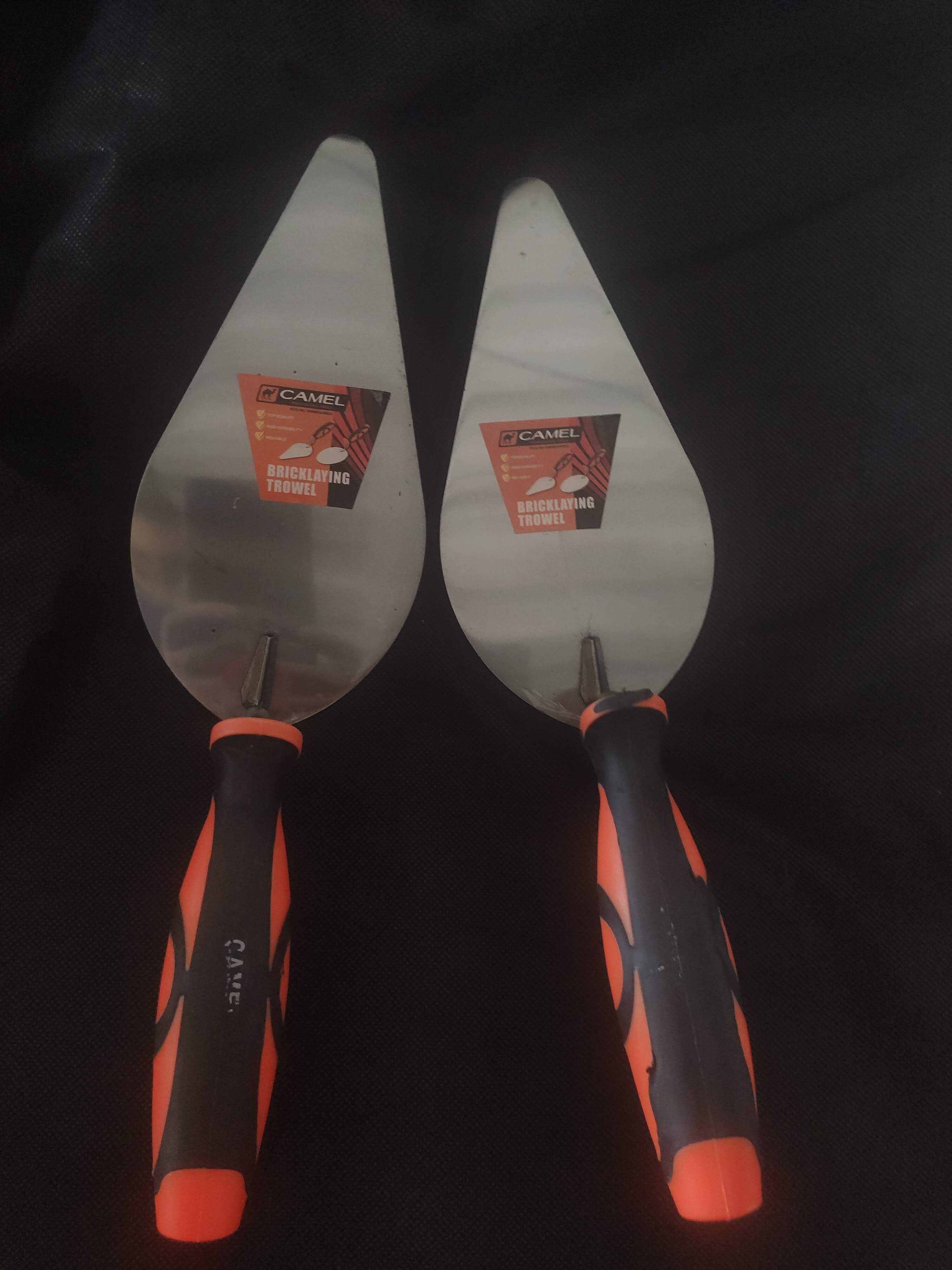 sendok semen cetok bata tapak stainless gagang besar | Lazada Indonesia