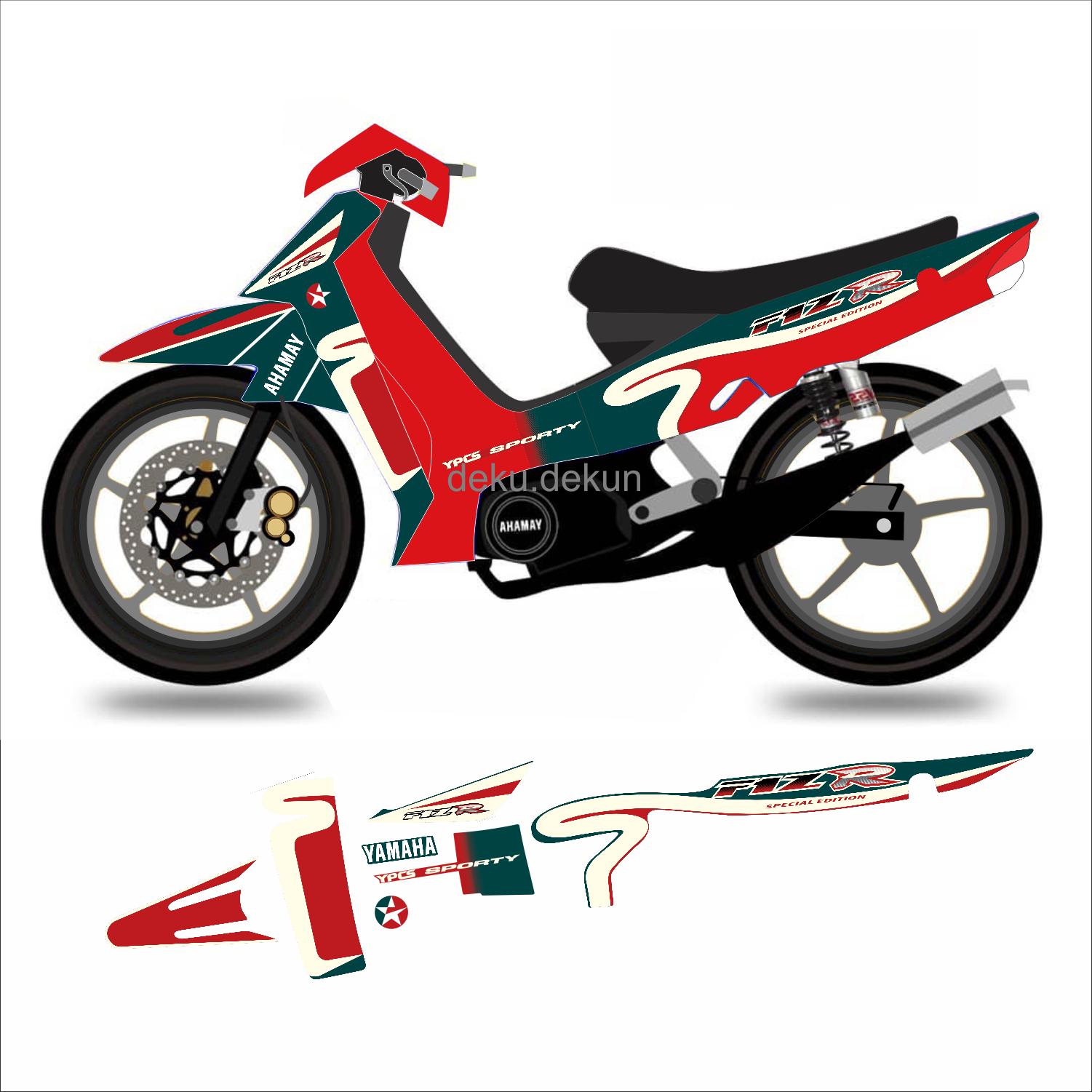 Striping Yamaha F1zr Caltex Printing [Bisa COD - pakai alamat Kota ...