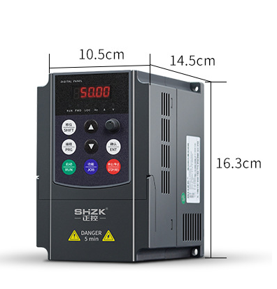 Inverter Frekuensi SHZK Converter1.5KW/2.2KW/5.5KW 380V 3Phase 3ph VFD Speed Controller Variable ...