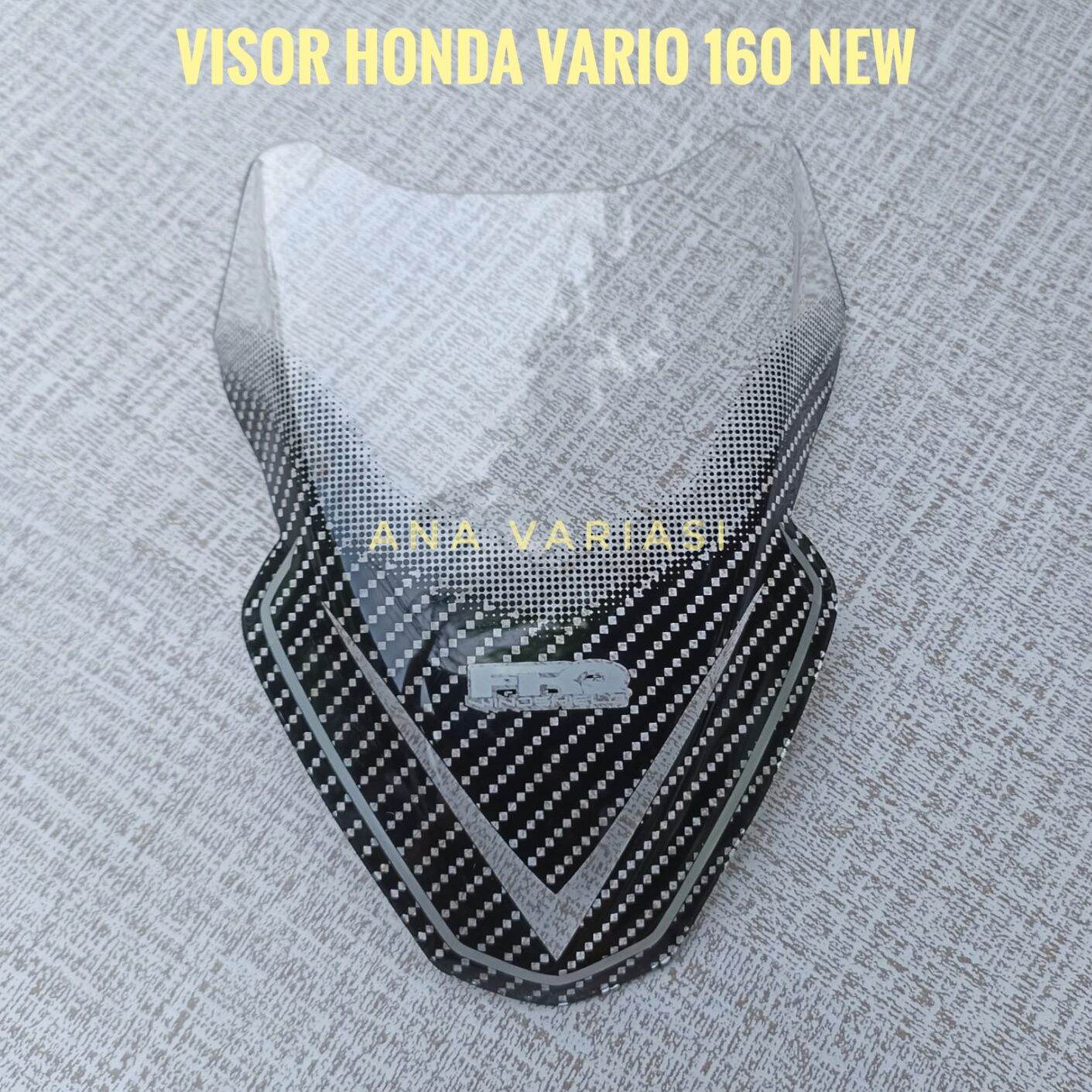windsield visor Honda Vario 160 new visor Vario 160 carbon visor motor ...