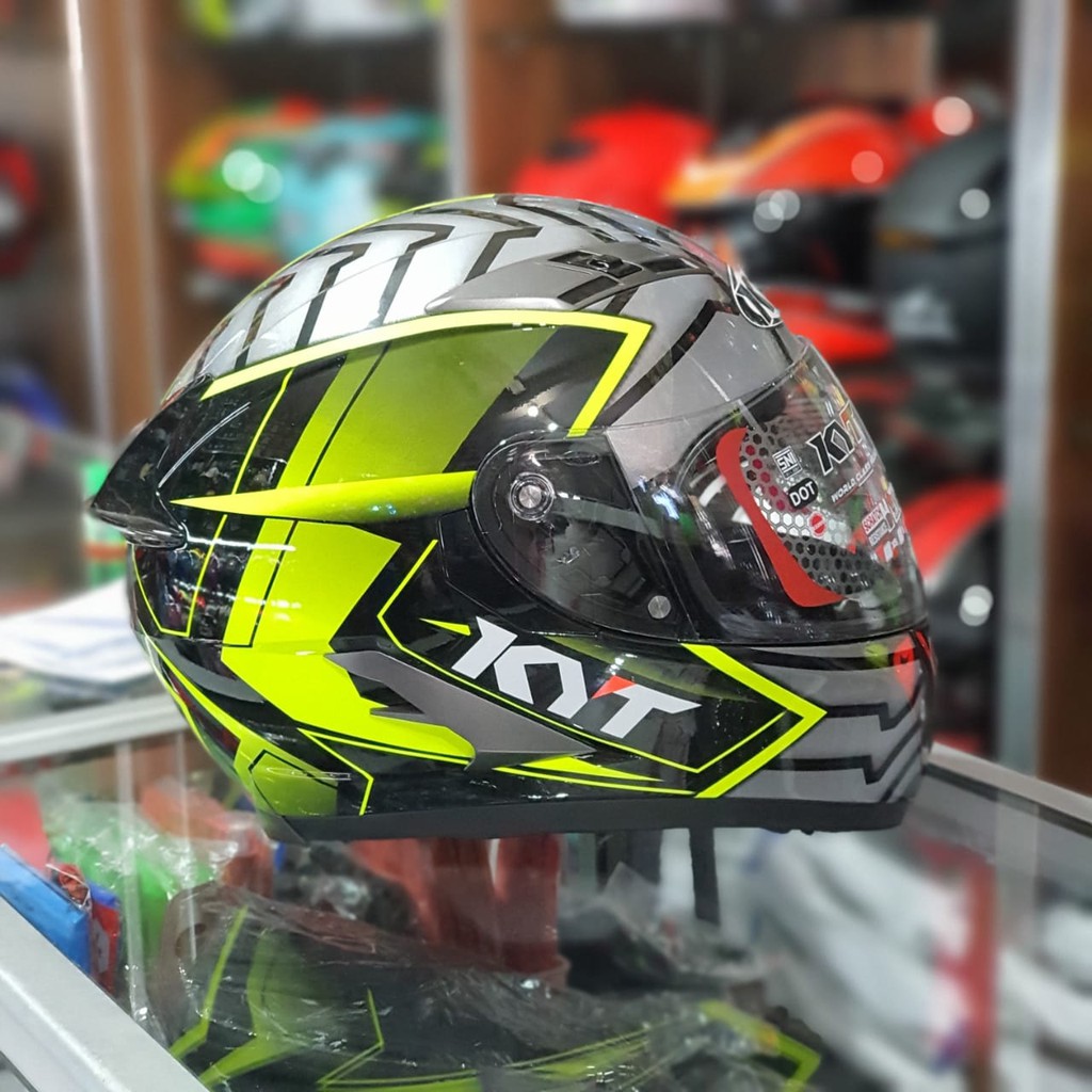 HELM KYT K\FALCON 2 ARMOUR ORIGINAL PACKING DUS | Lazada Indonesia