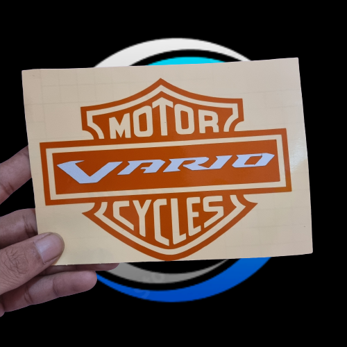 Cutting Sticker VISOR MOTOR HONDA VARIO CYCLES , Sticker variasi motor ...