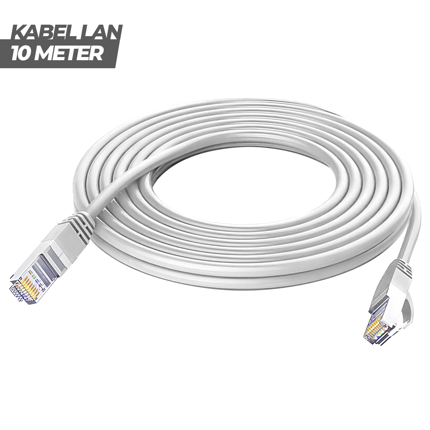 Kabel LAN 10M CAT 5 / Kabel VTP 10 Meter Pabrikan High Quality Kabel ...
