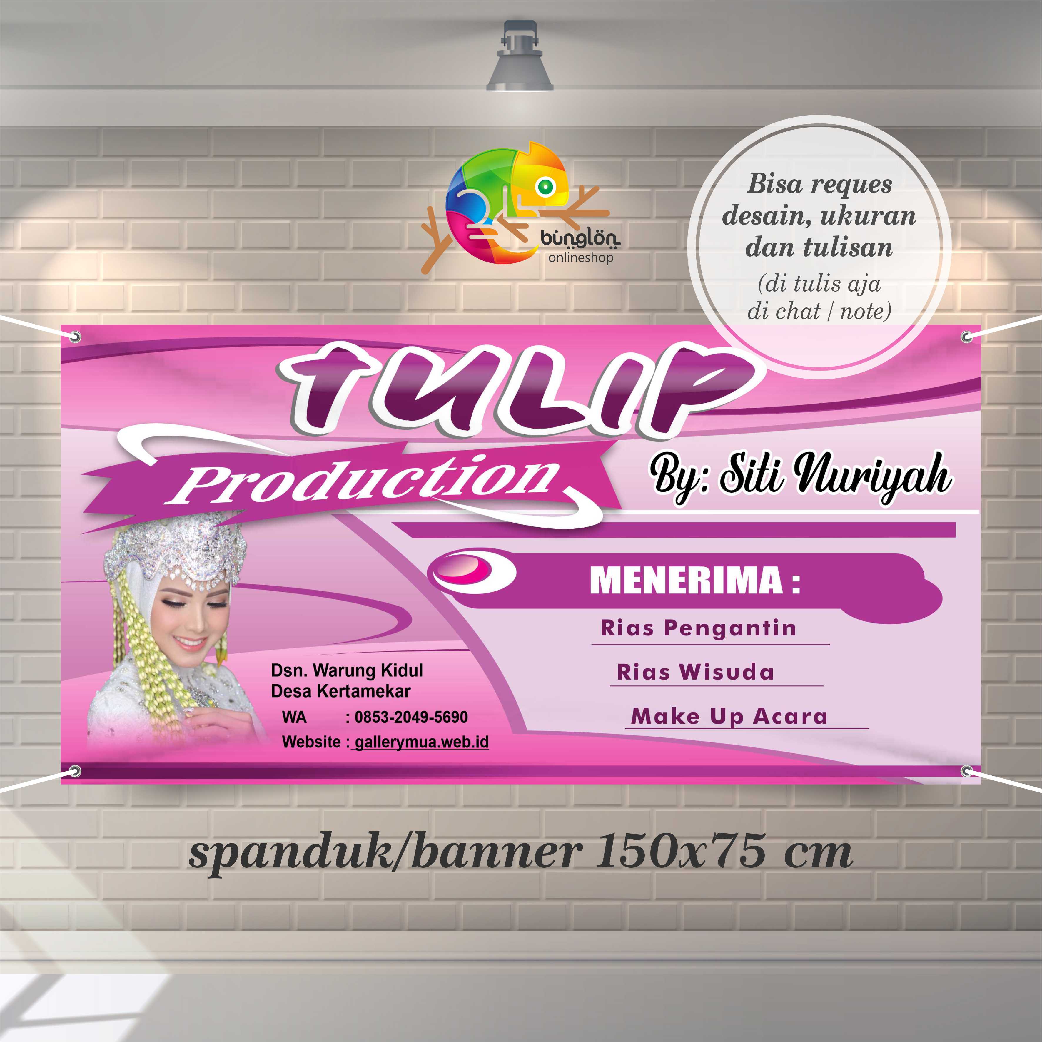 Spanduk Banner Rias Pengantin, Rias Wisuda, Makeup Acara Dll Free ...