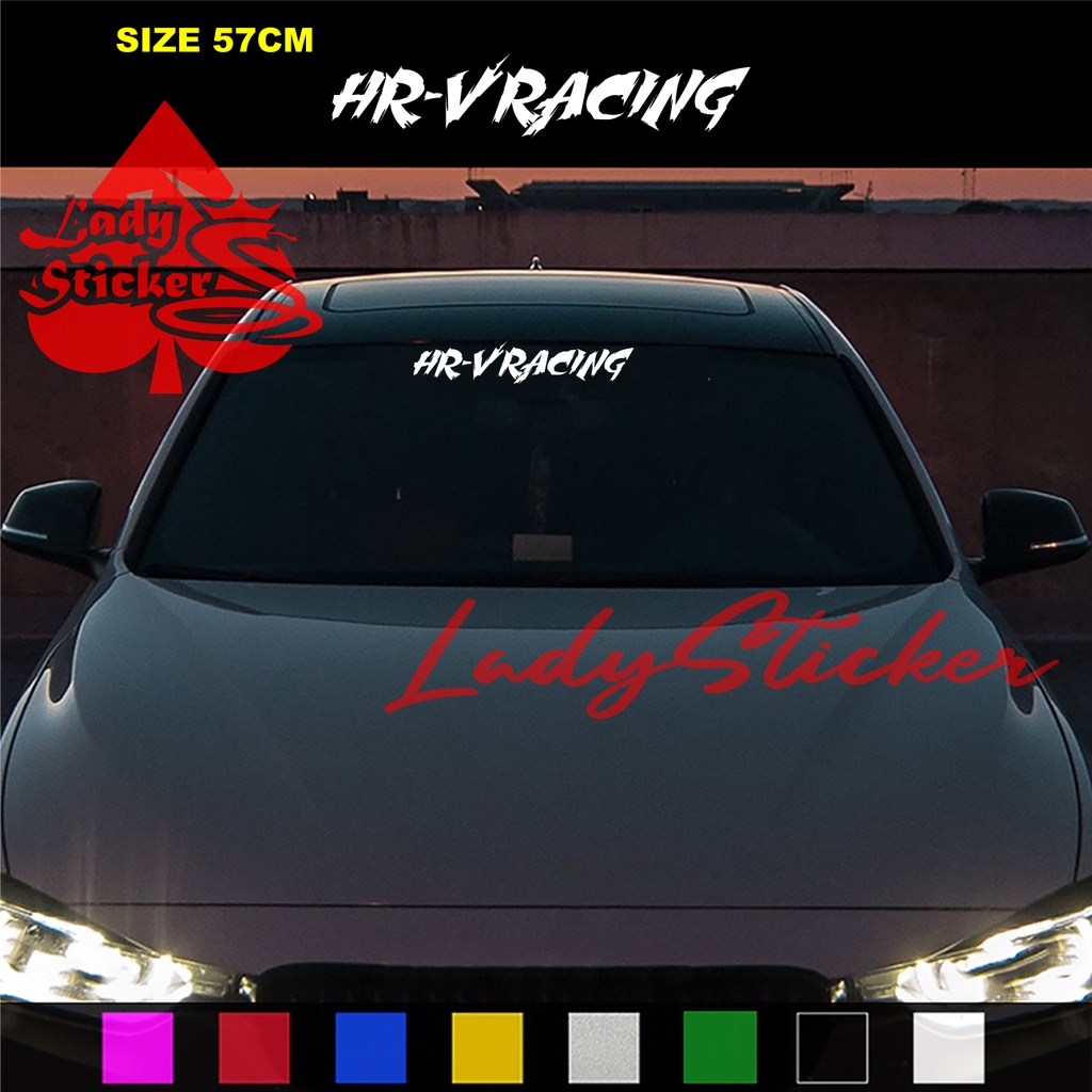 STIKER KACA HRV STICKER WINDSHIELD MOBIL HONDA HRV RACING | Lazada ...