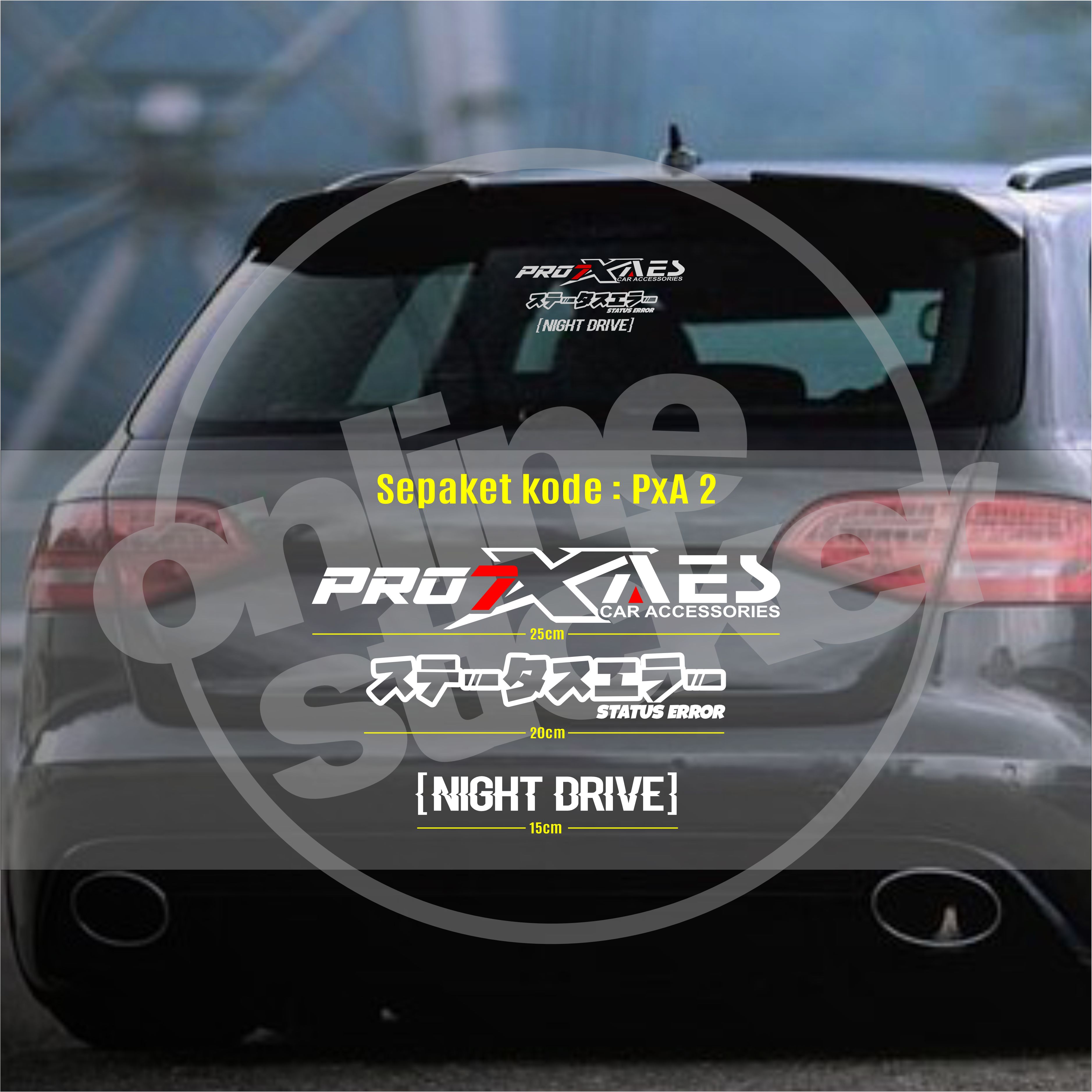 Stiker sepaket Pro7 x AES/Saber Anime | cutting | Lazada Indonesia