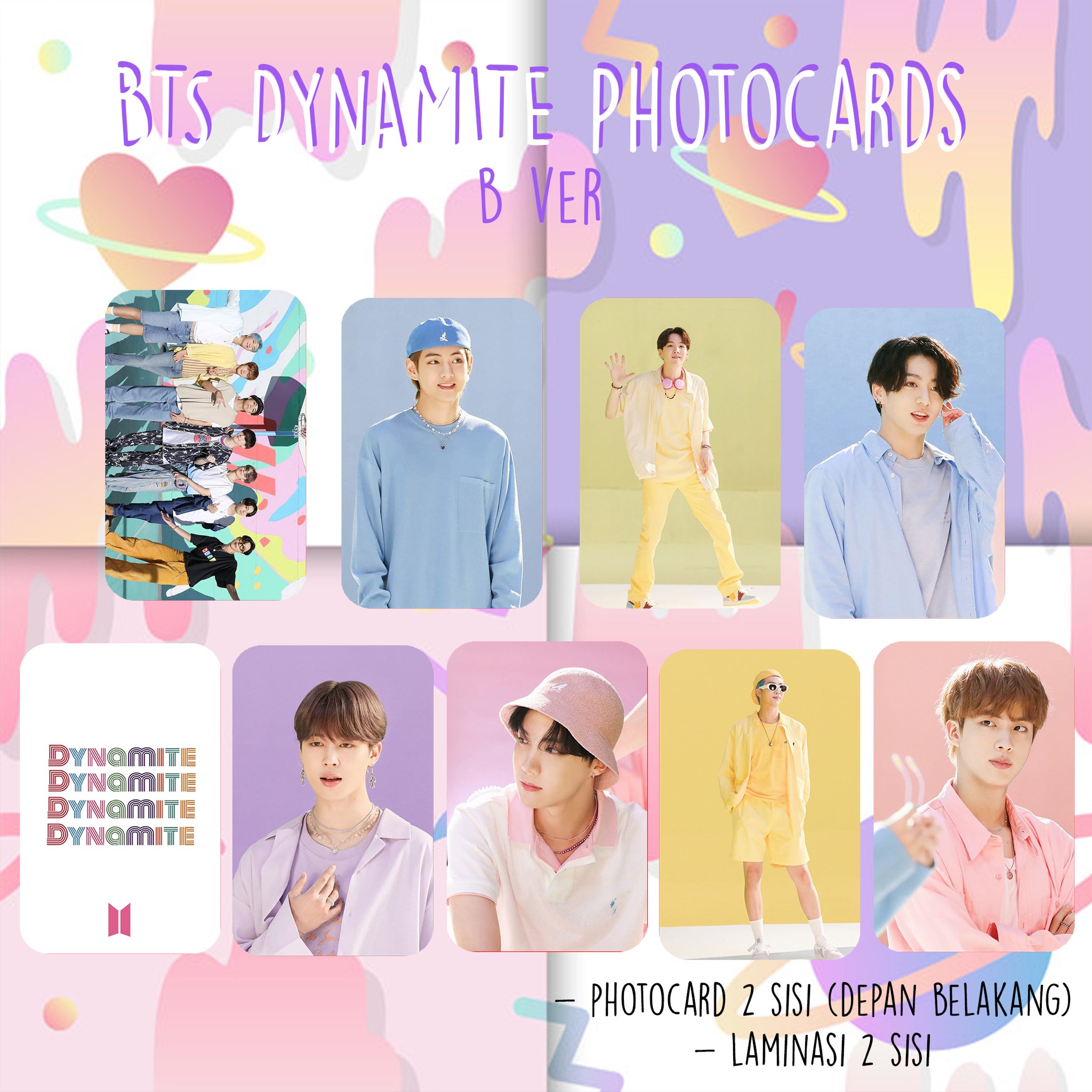 BTS DYNAMITE PHOTOCARD | Lazada Indonesia