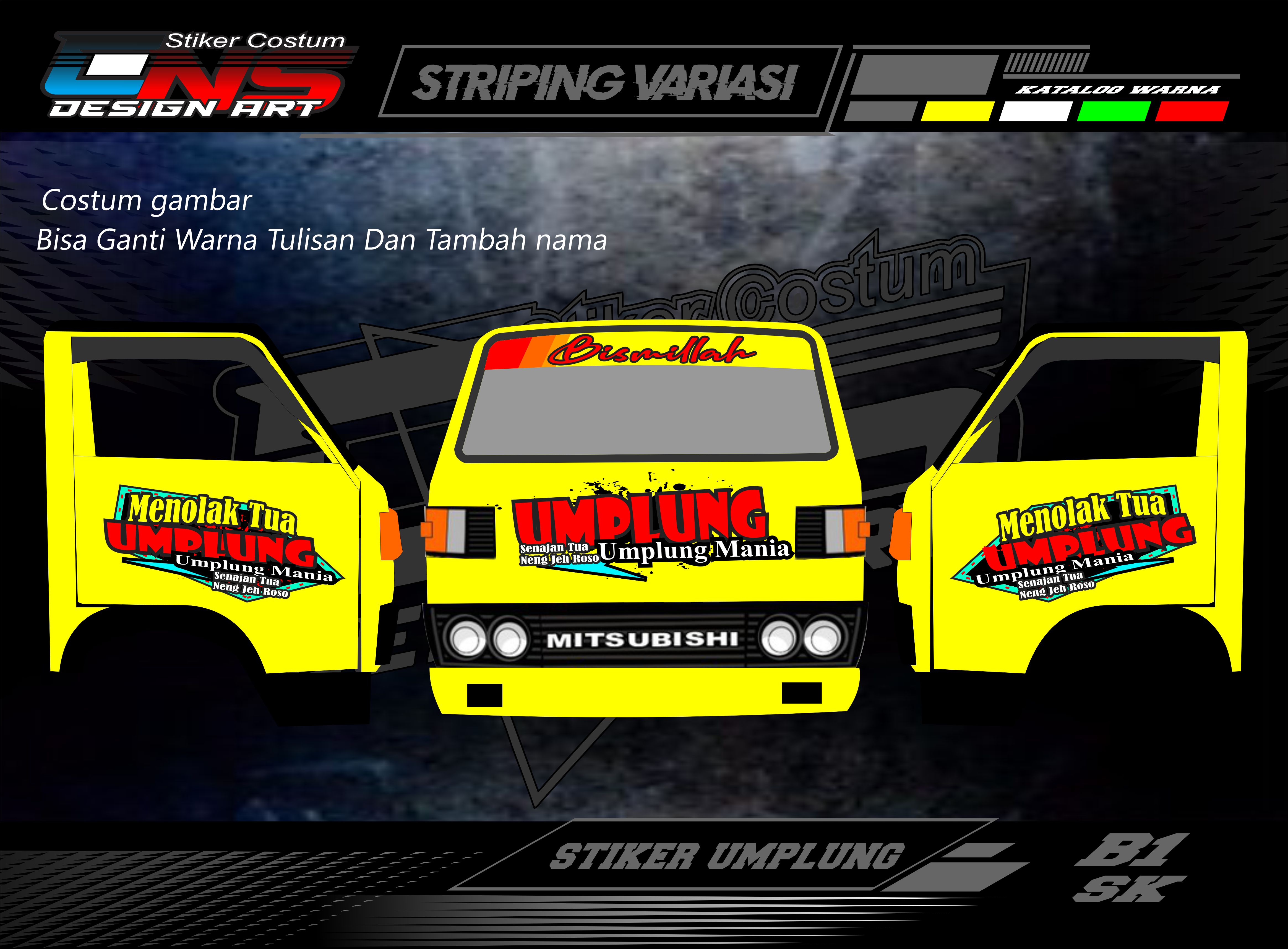 stiker truk umplung stiker decal truck umplung sticker umplung sticker ...