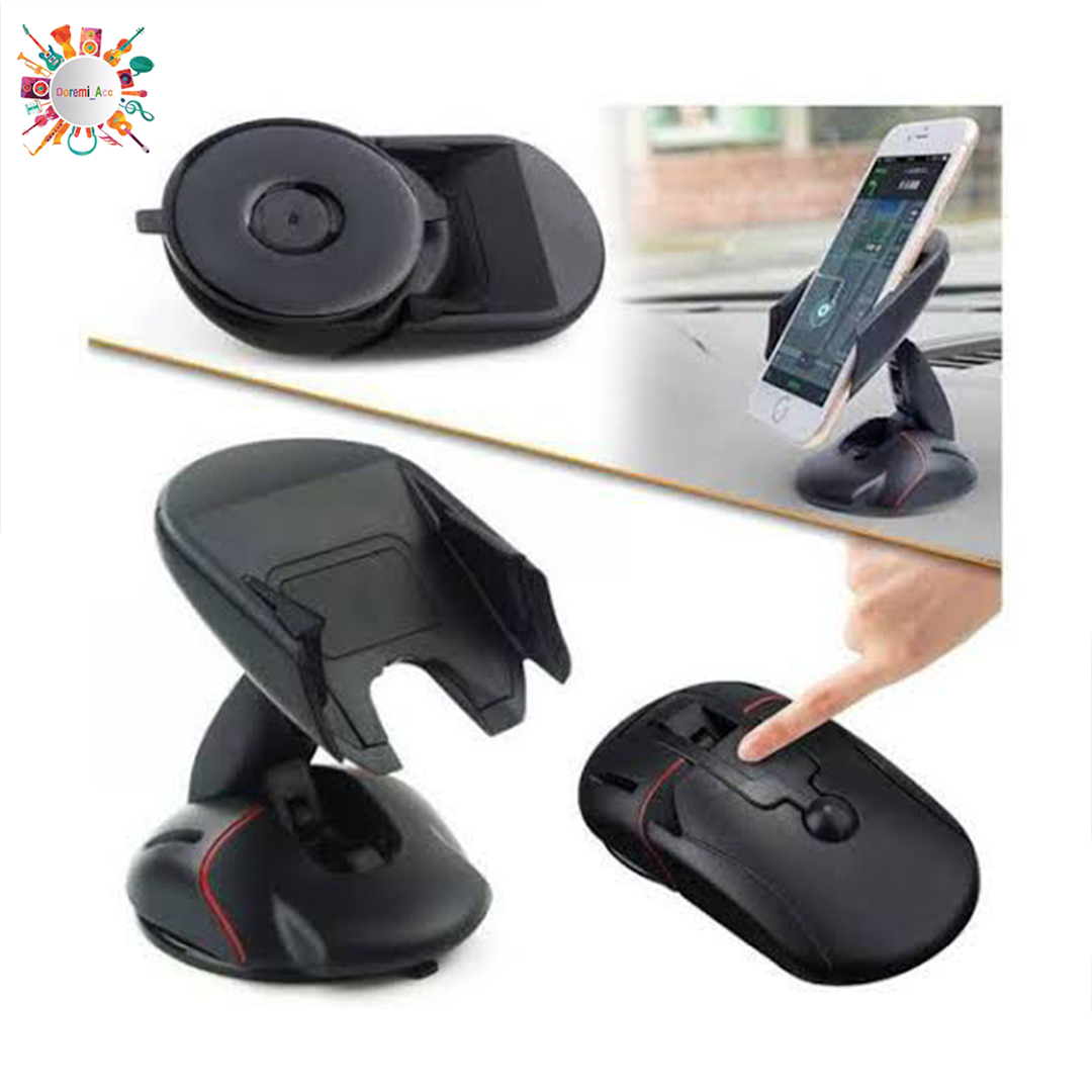 HD2 Car Holder Phone Stand Bentuk Mouse Shape Handphone Mobil Gps Unik ...