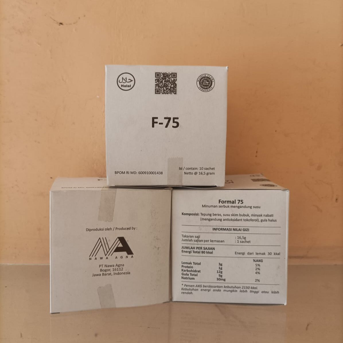 Paket 30 pcs (3box) formal 75 / F75 susu untuk anak gizi buruk atau stunting | Lazada Indonesia