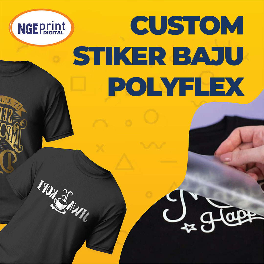 Stiker Baju / Stiker Nama Baju / Stiker Baju Iron on (Ditempel ...