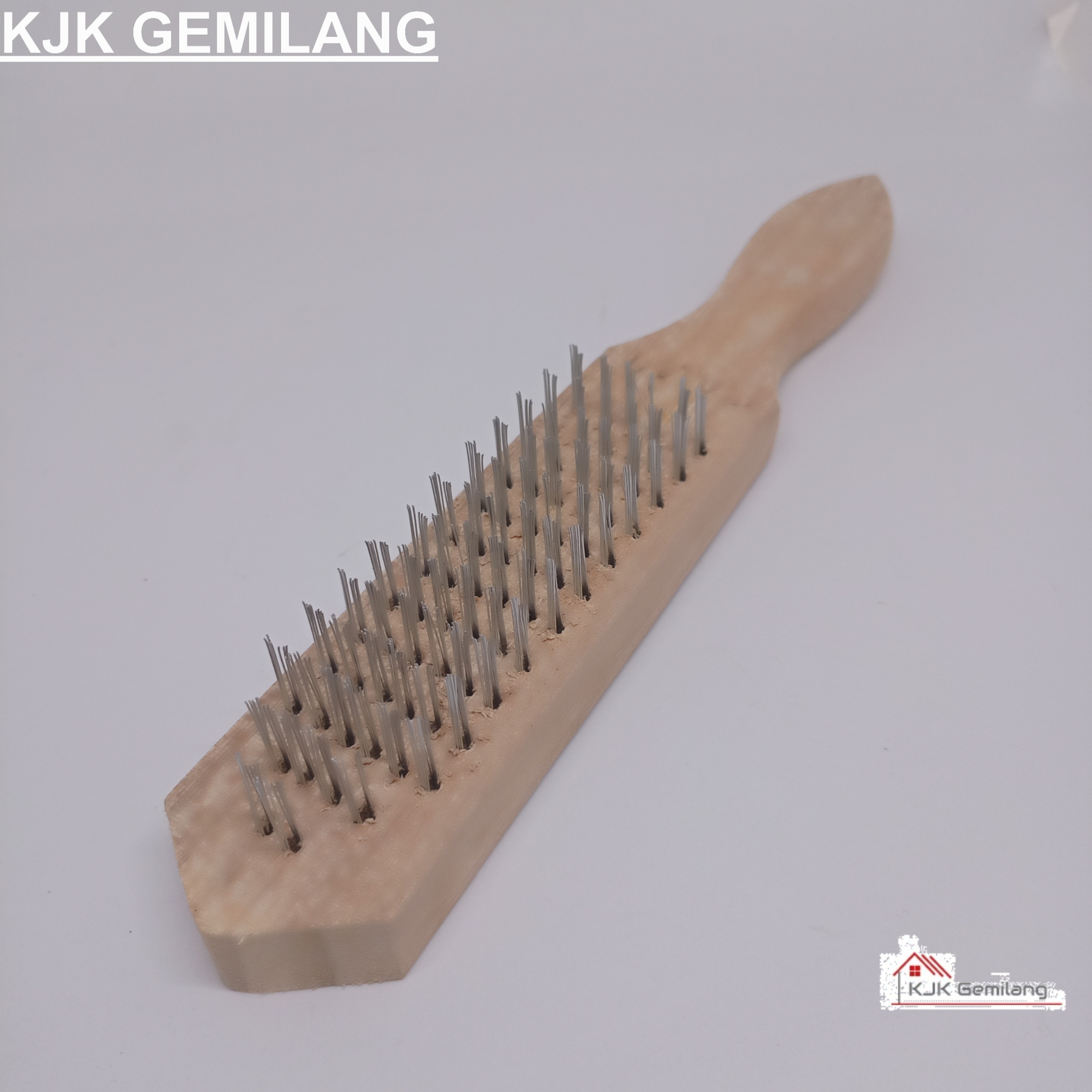 Sikat Kawat Baja Gagang Kayu Berkualitas 25 cm | Lazada Indonesia