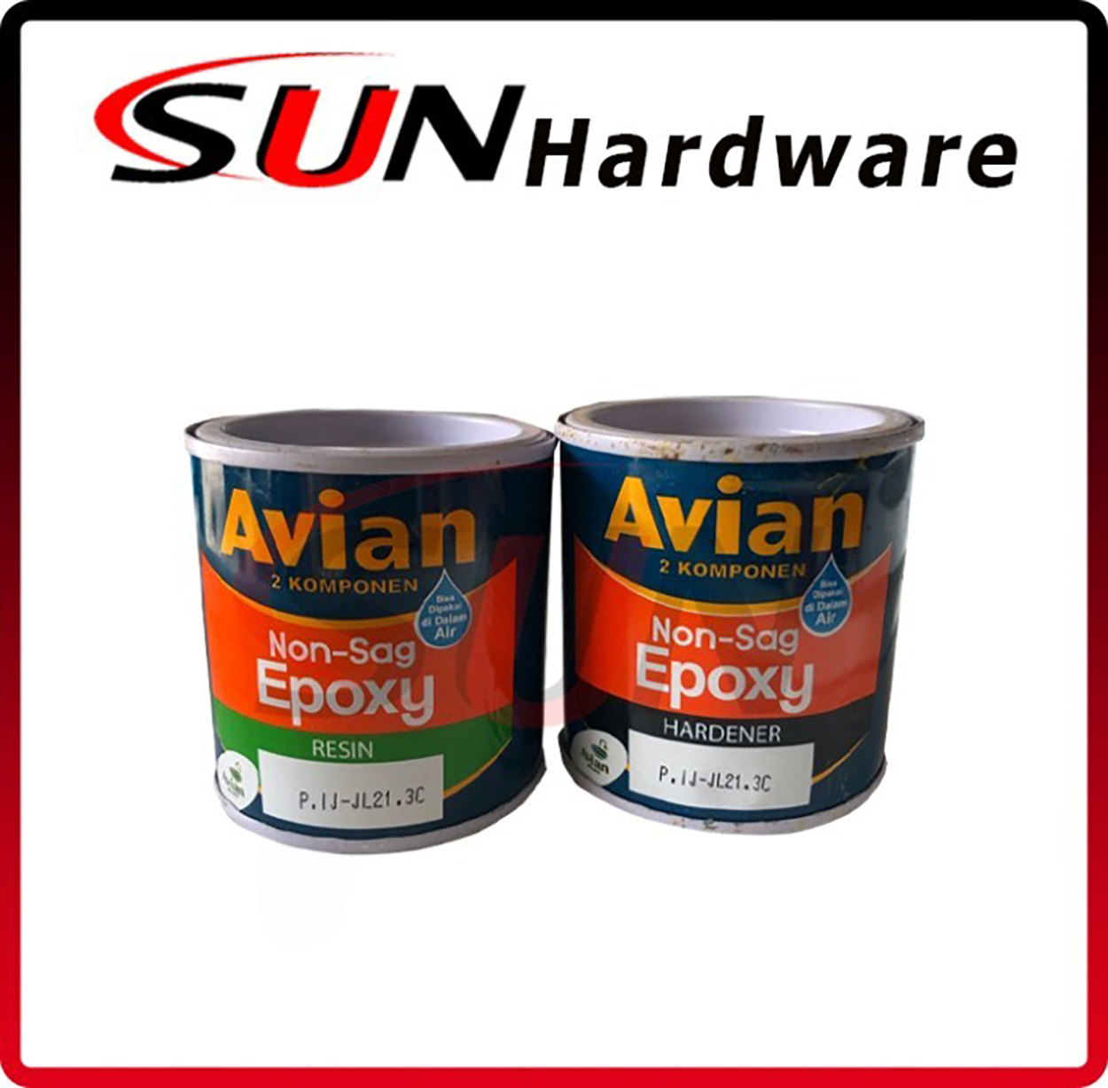Lem Epoxy Non Sag Avian 800 Gram Set 2 Komponen Kayu Besi Logam Kaca ...