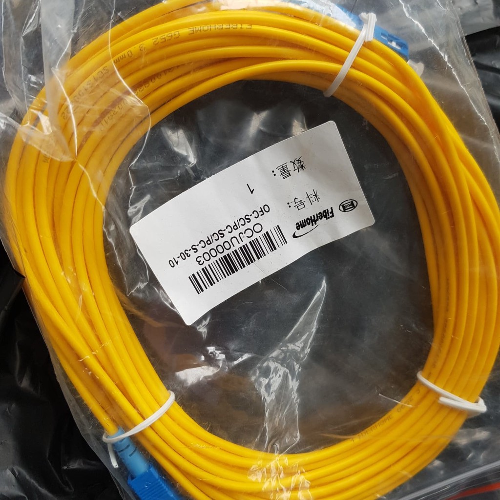 KABEL FIBER OPTIK 3.0 mm 10 meter FIBERHOME per pack | Lazada Indonesia