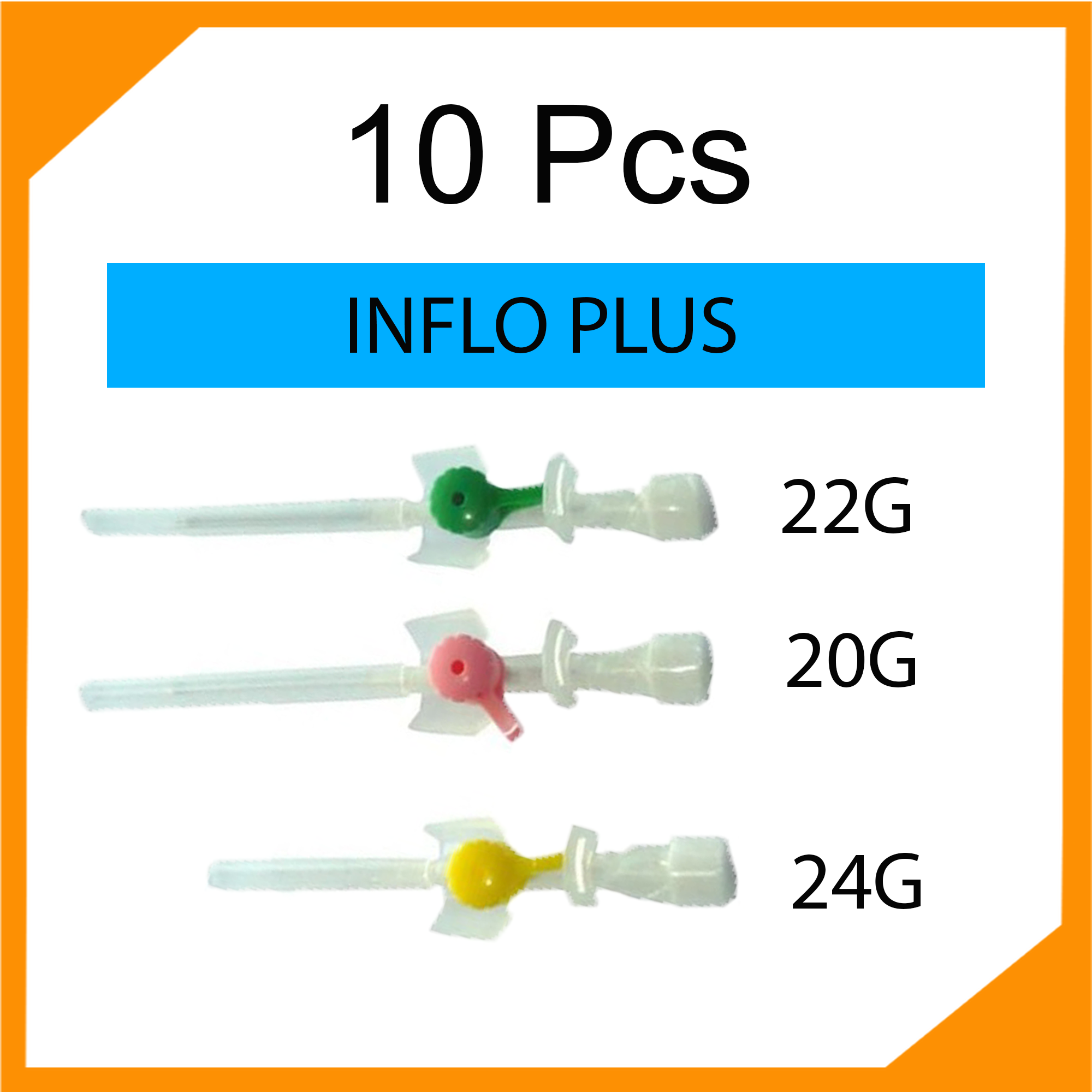 10 Pcs Inflo IV Catheter Plus 24G OneMed | Lazada Indonesia