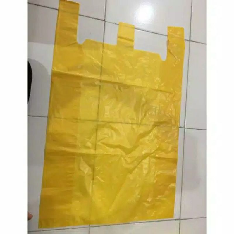 KANTONG PLASTIK SUPER JUMBO WARNA KUNING ECER TAS KRESEK BESAR original ...