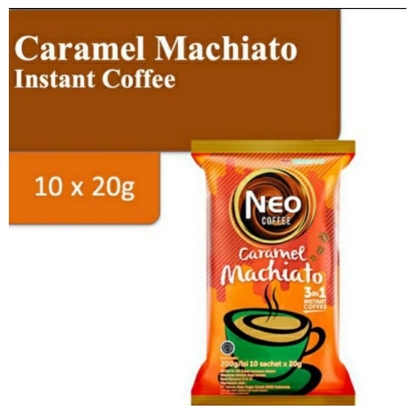 Neo Coffe 3 in 1 Caramel Machiato | Kopi Neo 3 in 1 10 Sachet | Lazada ...