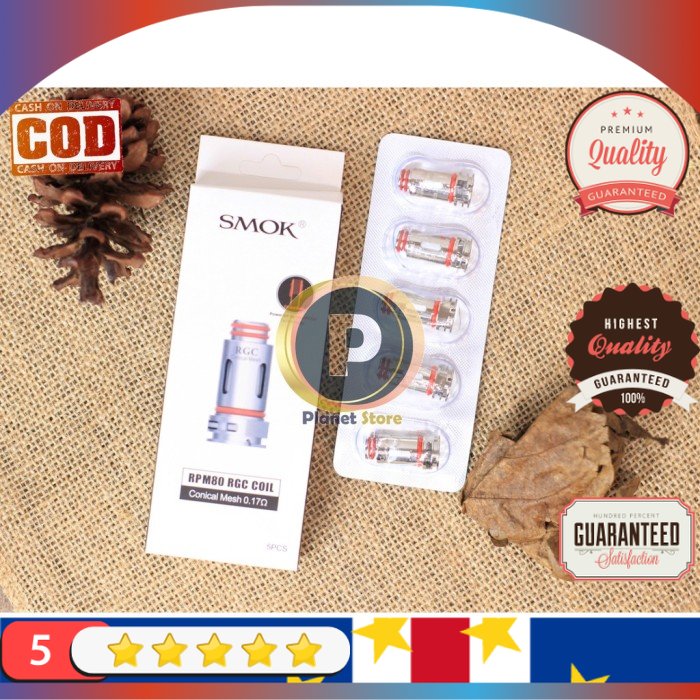 KOIL SMOKE RPM 80 RGC COIL 0.17 ohm MESH harga satuan | Lazada Indonesia