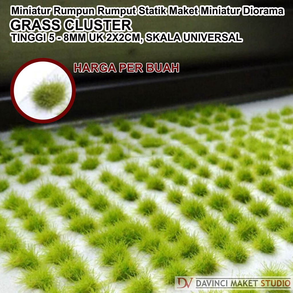 Miniatur Tanaman Rumpun Rumput Statik Semak Maket Diorama - Static ...