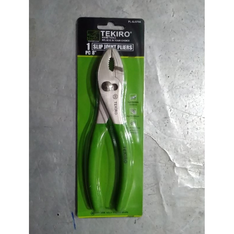 TEKIRO tang slip joint 8inch slip joint pliers ORIGINAL | Lazada Indonesia