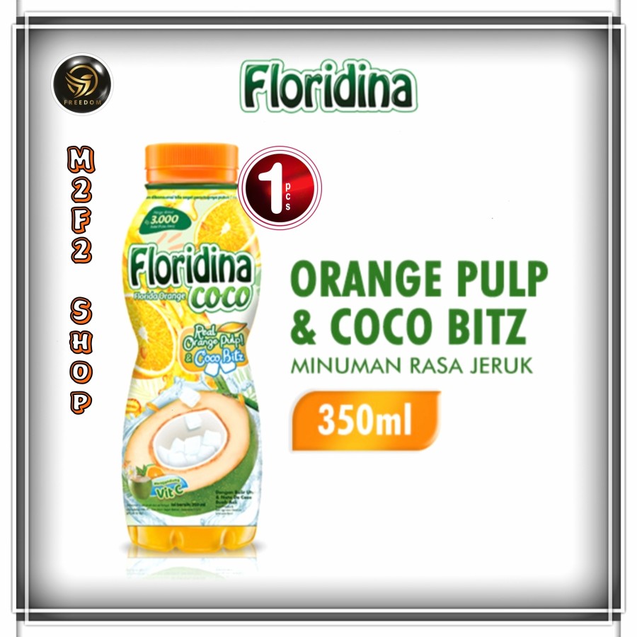 Floridina Orange Coco Minuman Rasa Jeruk Kelapa 350 ml (Kemasan Satuan ...