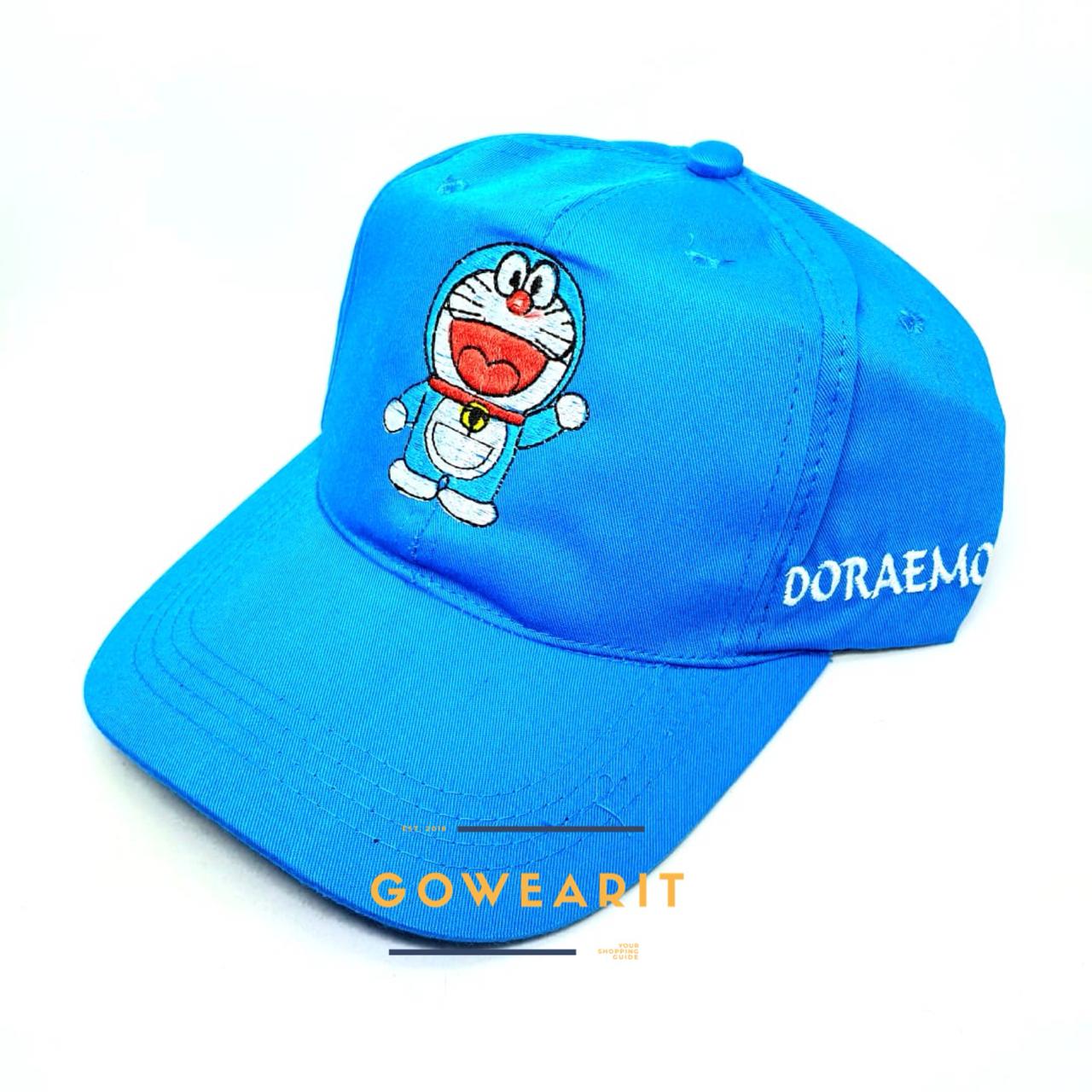 Topi Baseball DORAEMON / Premium Caps American Drill Pria Wanita ...