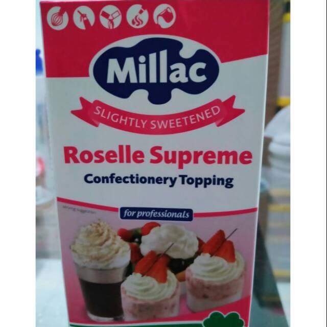 Millac Roselle Pink Supreme confectionery topping 1L | Lazada Indonesia