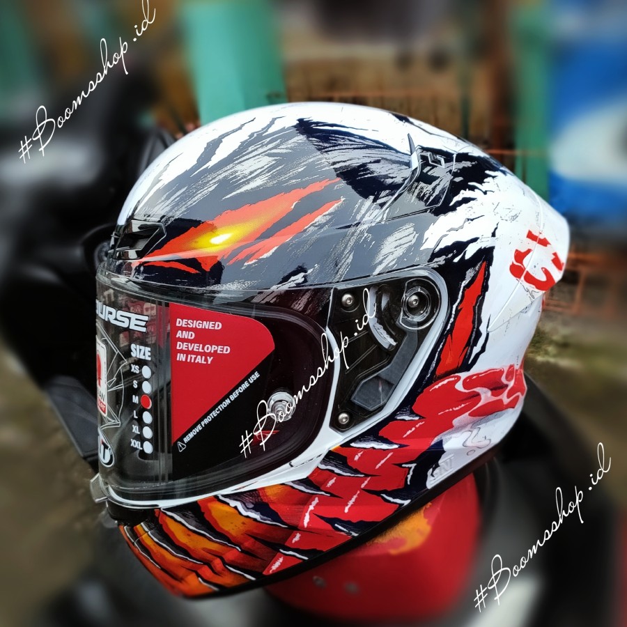 kyt tt course venom white | Lazada Indonesia