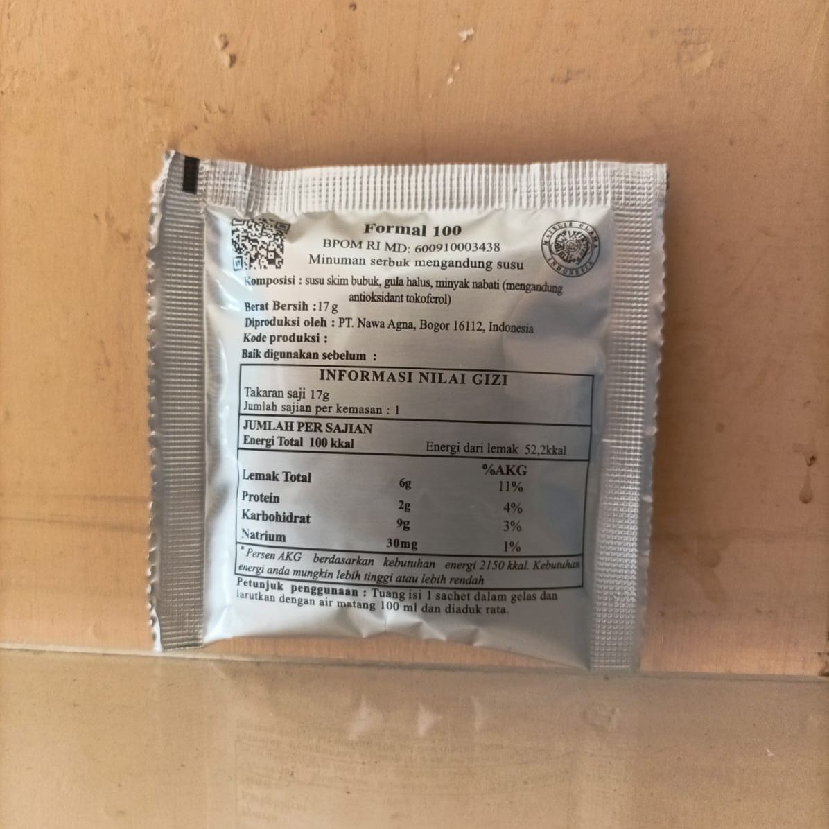 Formula 100 / F100, Susu atau makanan untuk anak gizi buruk / stunting ...