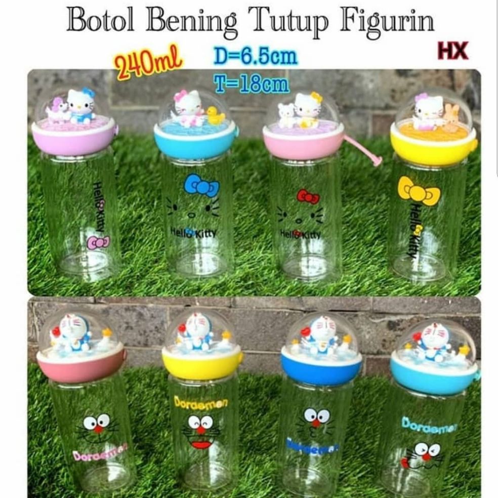 Botol Minum Kaca Hello Kitty atau Doraemon | Lazada Indonesia