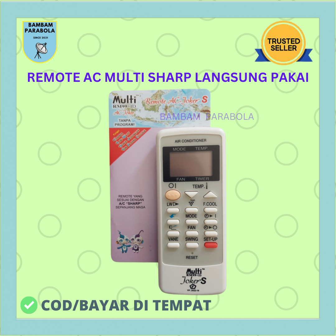 REMOTE AC CHUNSHIN/JOKER UNTUK SHARP/SAMSUNG/LG/DAIKIN/GREE | Lazada ...