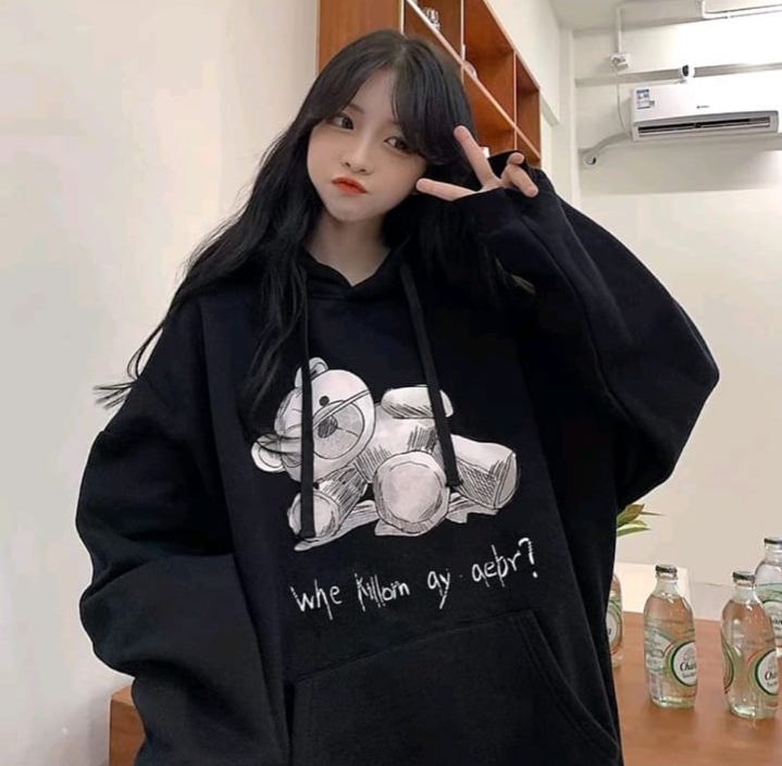 BAJU ATASAN WANITA DEWASA - HOODIE WANITA Whe Killom Bear Hoodie Wanita ... BAJU ATASAN WANITA DEWASA - HOODIE WANITA Whe Killom Bear Hoodie Wanita ...