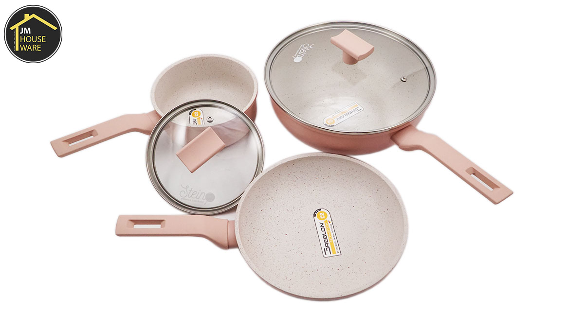 Stein Cookware Glow Pan Series Set | Lazada Indonesia