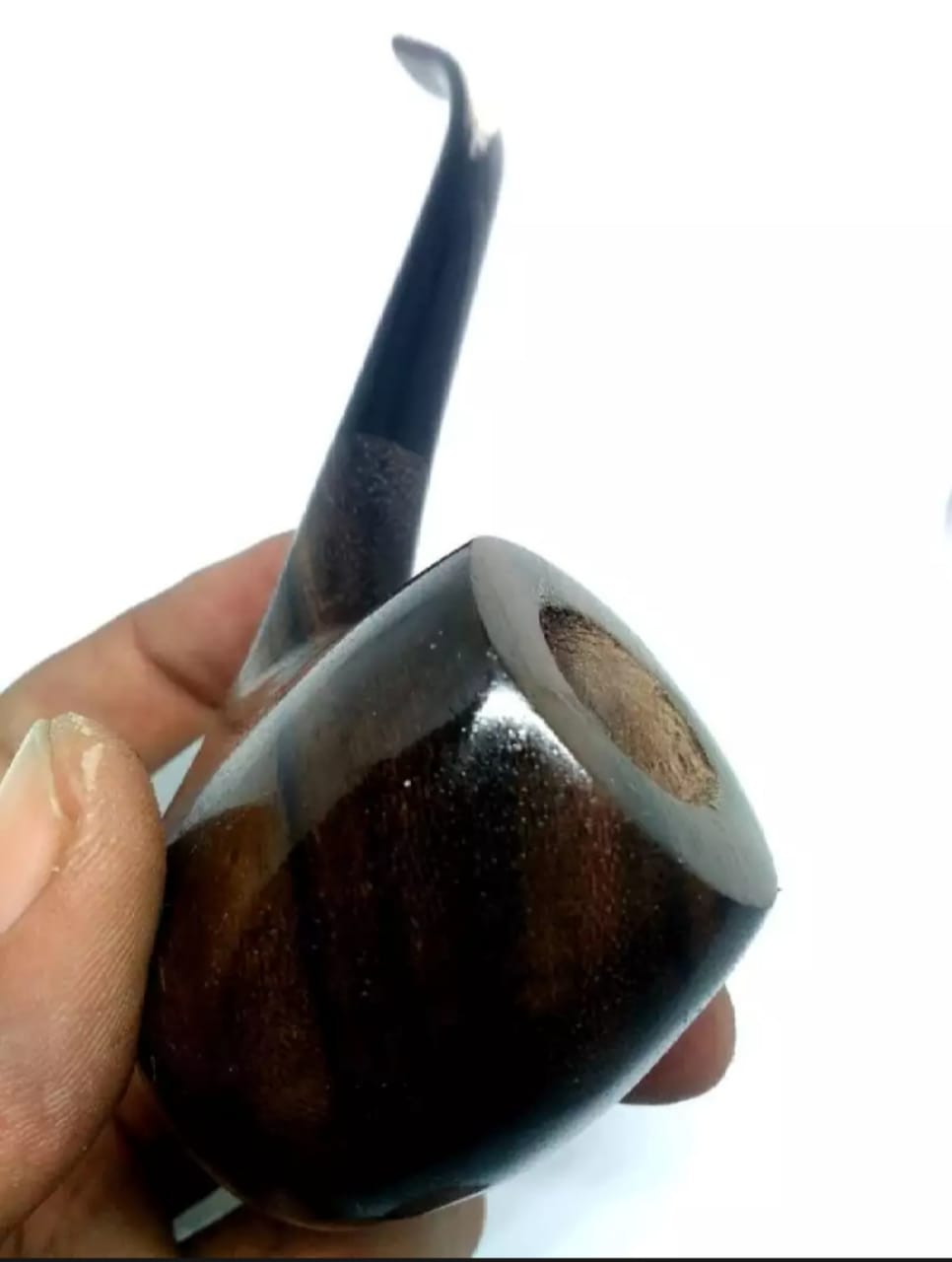 pipa rokok cangklong kayu sonokeling/ pipa rokok murah/ asli dari kayu ...