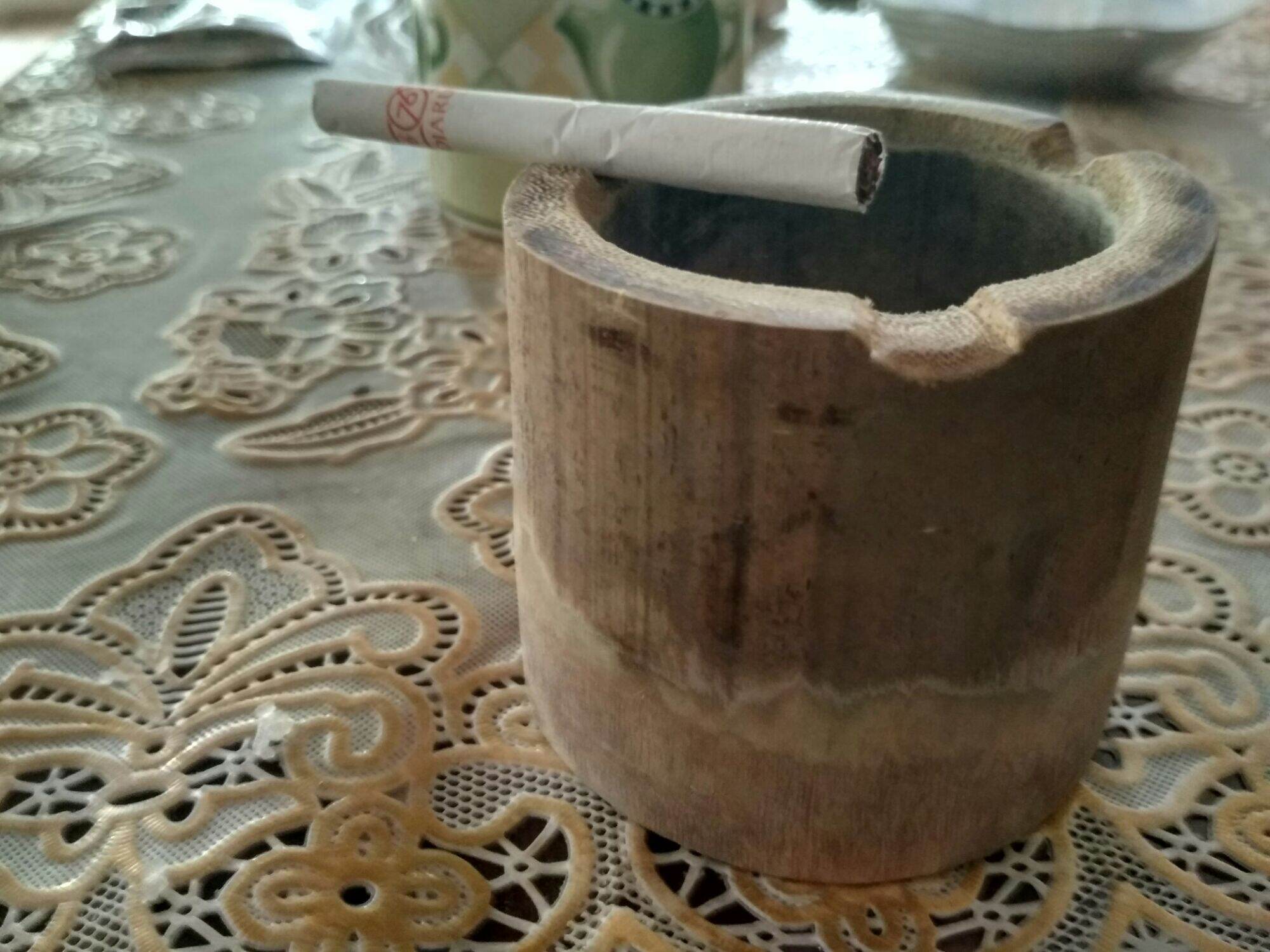 Asbak rokok dari bambu | Lazada Indonesia