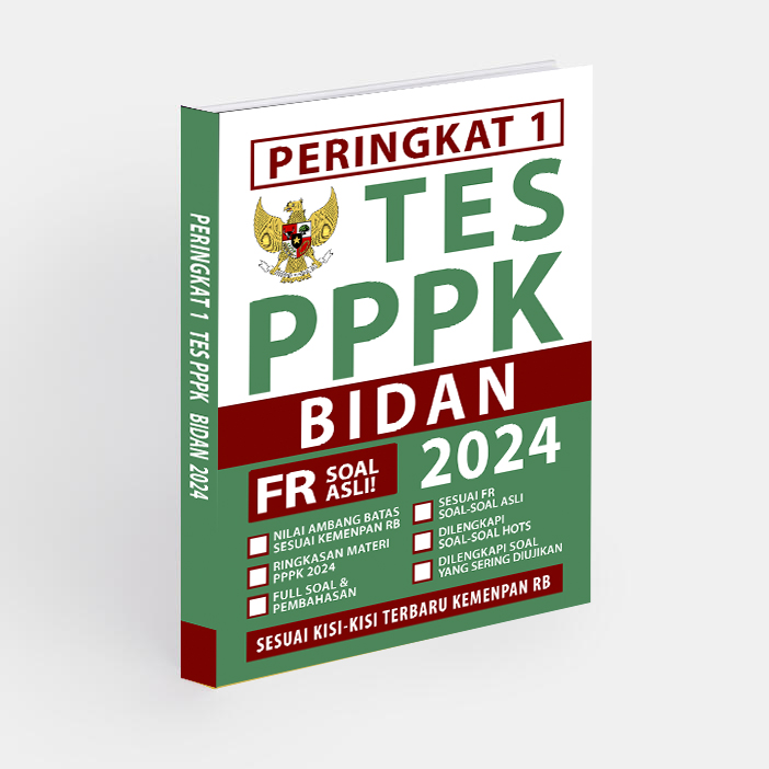 Buku PPPK BIDAN 2024 - Peringkat PPPK BIDAN 2024 - Buku Original Soal ...