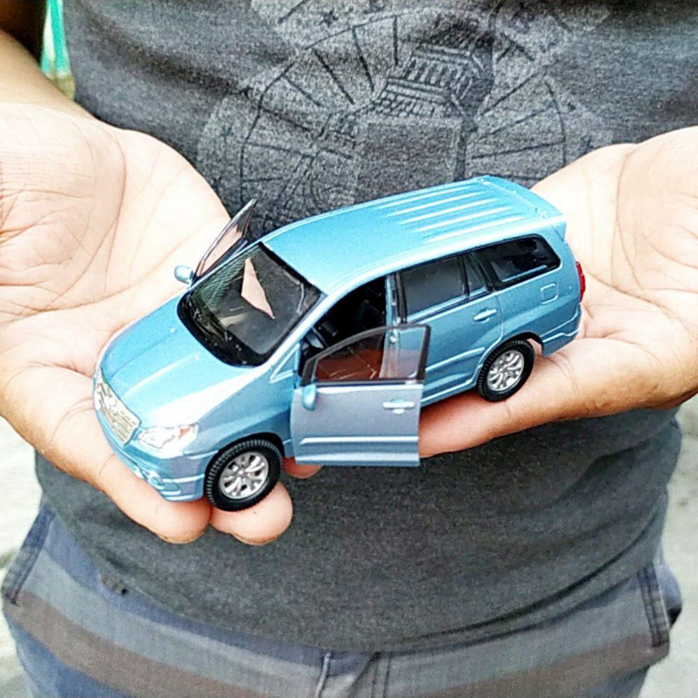 Diecast Miniatur Mainan Mobil Toyota Kijang Innova G Luxury – Biru ...