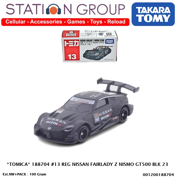TOMICA 188704 #13 REG NISSAN FAIRLADY Z NISMO GT500 BLACK 23 - DIECAST ...
