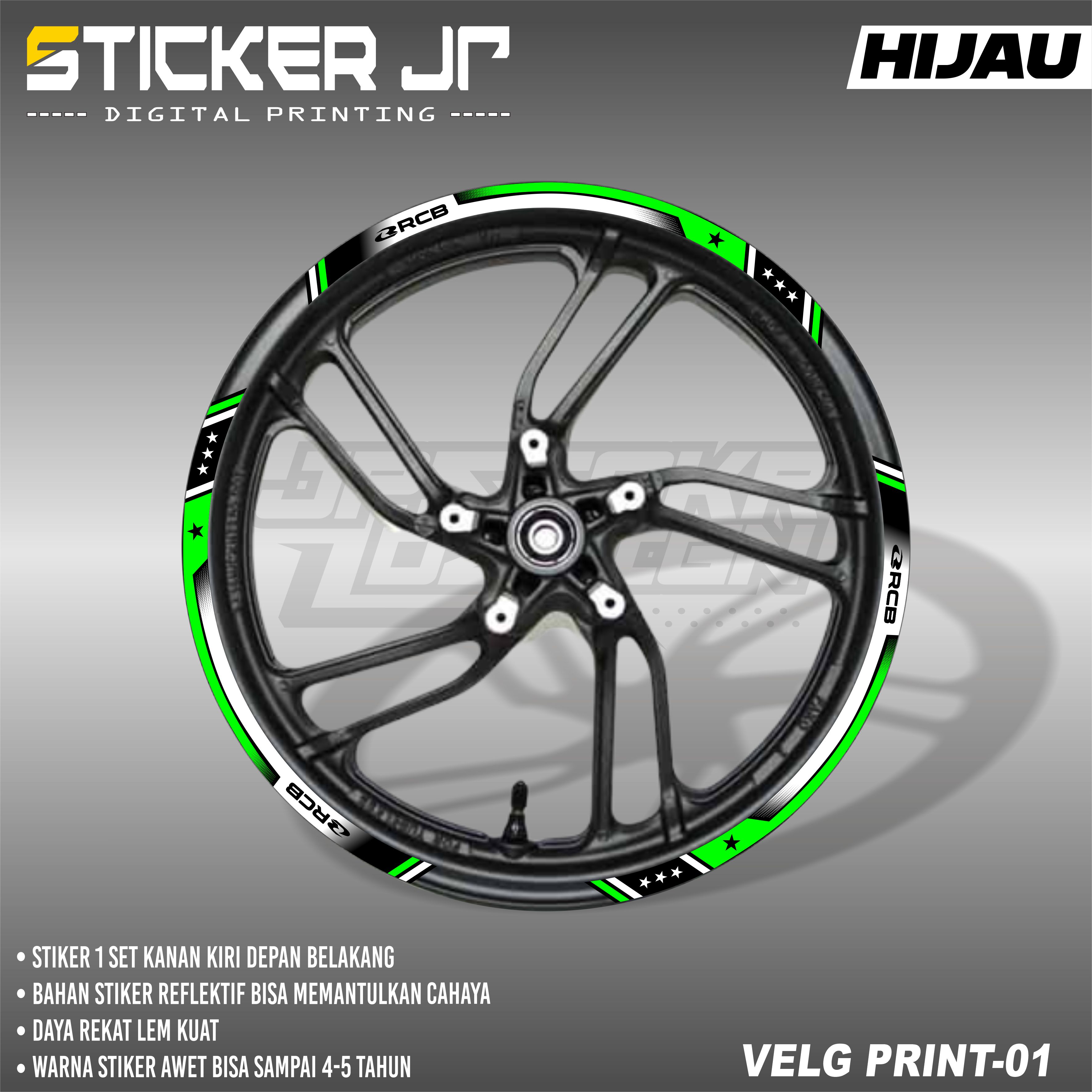 Stiker Cutting List Velg Princut - Sticker Velg All Motor Matic Beat ...