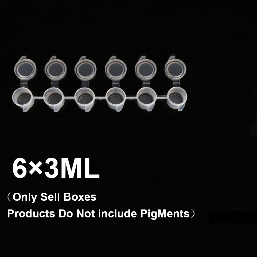 MAMIBAYI Wadah Cat Lukis Tempat Cat Air Tempat Cat Akrilik ISI 6 ...