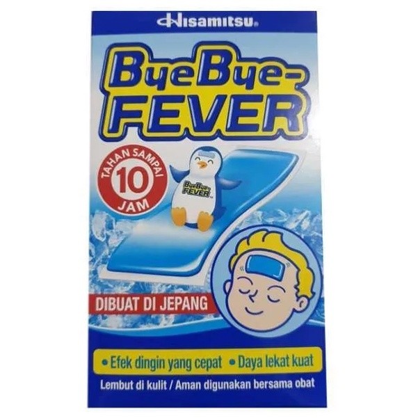 Kompres Demam Bayi dan Anak-anak ByeBye Fever BYE BYE FEVER 1 Lembar ...