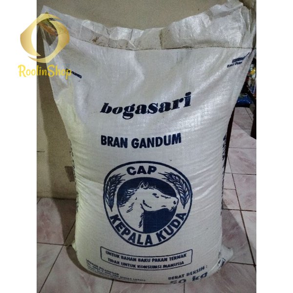 POLAR BRAN GANDUM PAKAN AYAM, KAMBING, SAPI, ULAT HONGKONG ECERAN PER 1 ...