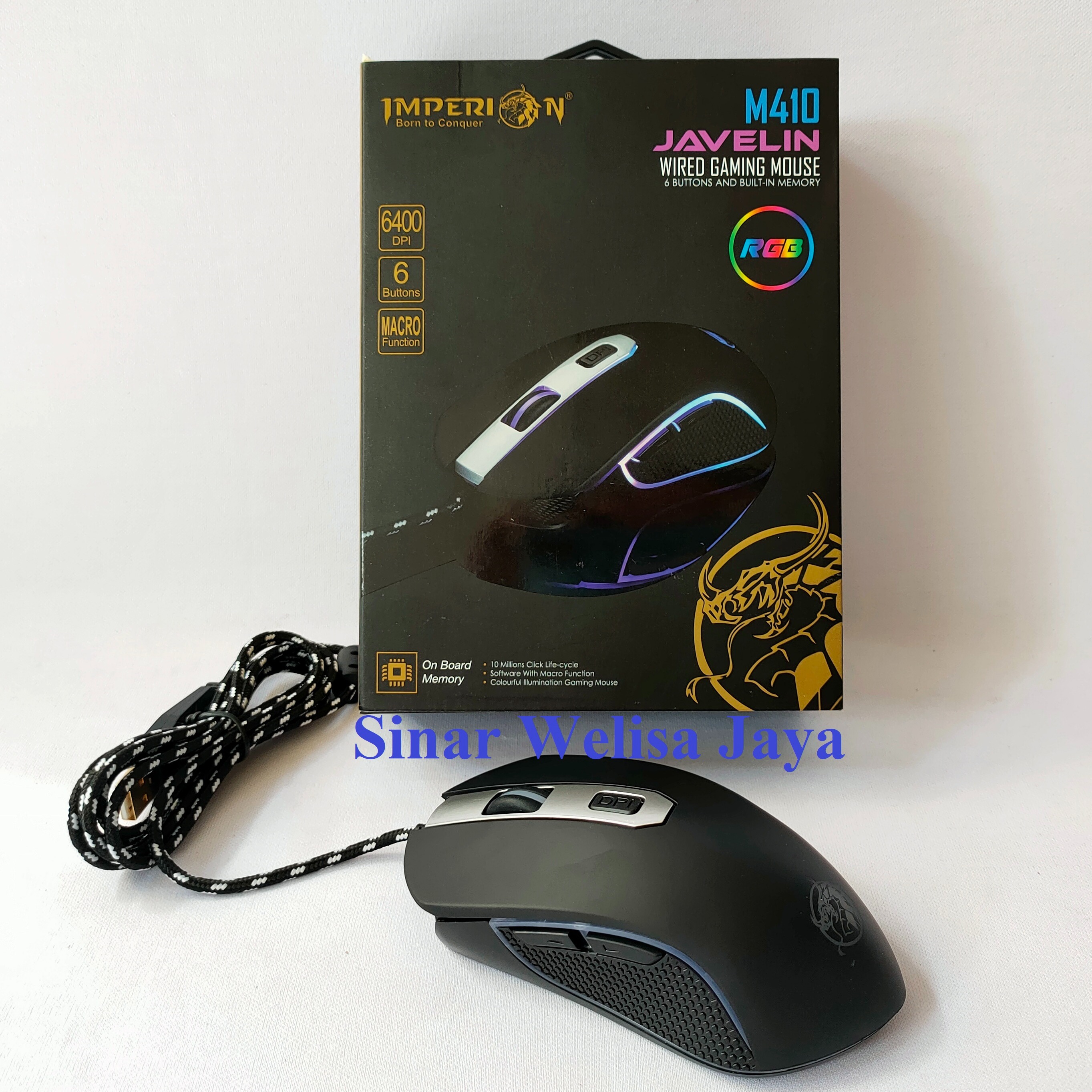 Imperion Mouse Gaming Javelin - M410 | Lazada Indonesia