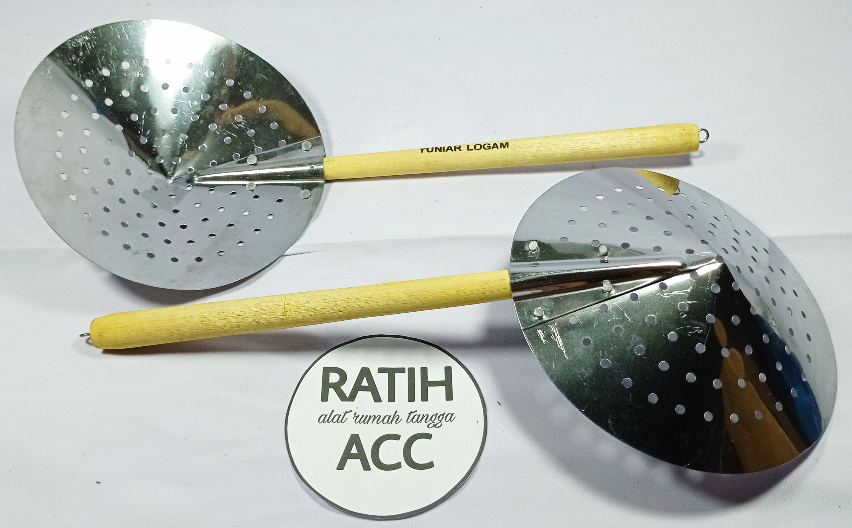 serok STAINLESS TEBAL serokan saringan peniris minyak gorengan | Lazada ...