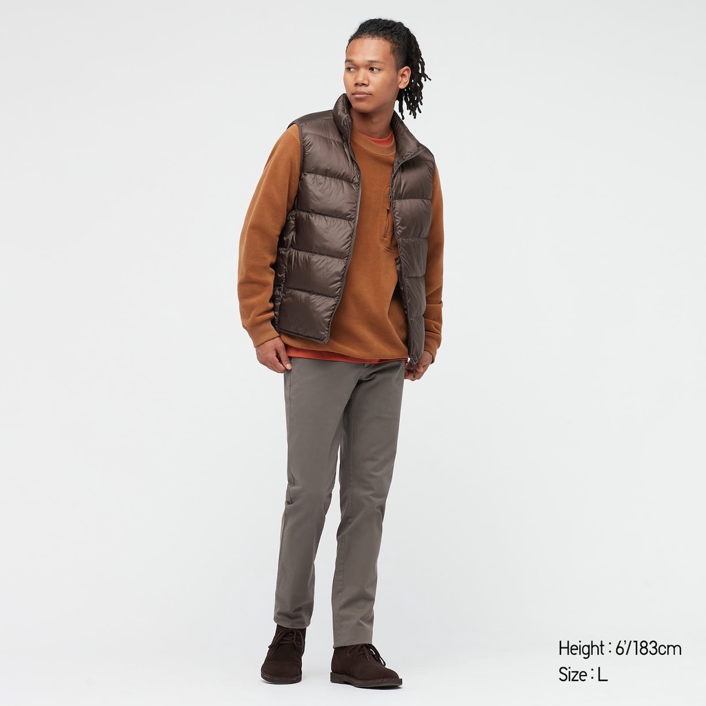 Rompi Uniqlo Ultra Light Down 439807 Vest Pria 36 Brown Original ...